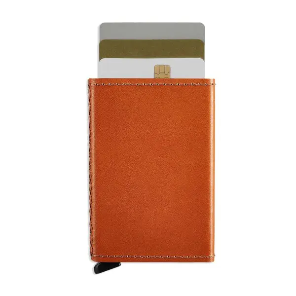 CARL FRIEDRIK The Cardprotector Rfid Card Case - Cognac