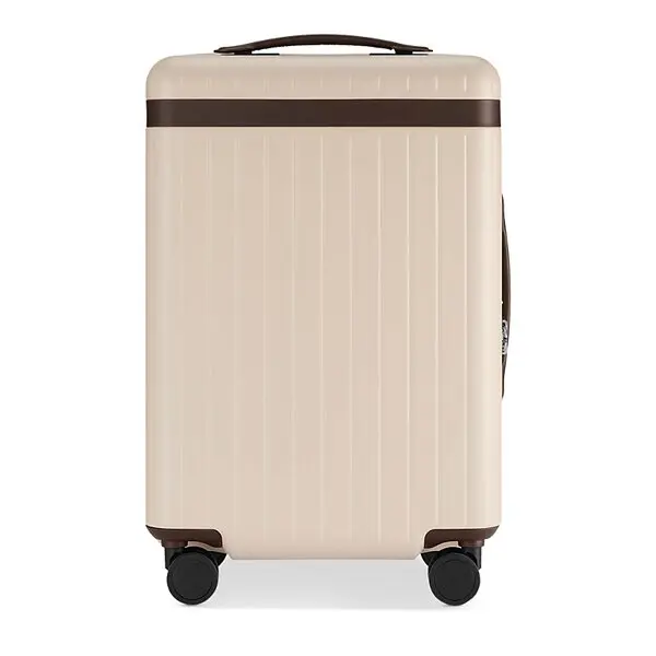 CARL FRIEDRIK The Carry-on Zip Spinner Suitcase - Sand/chocolate