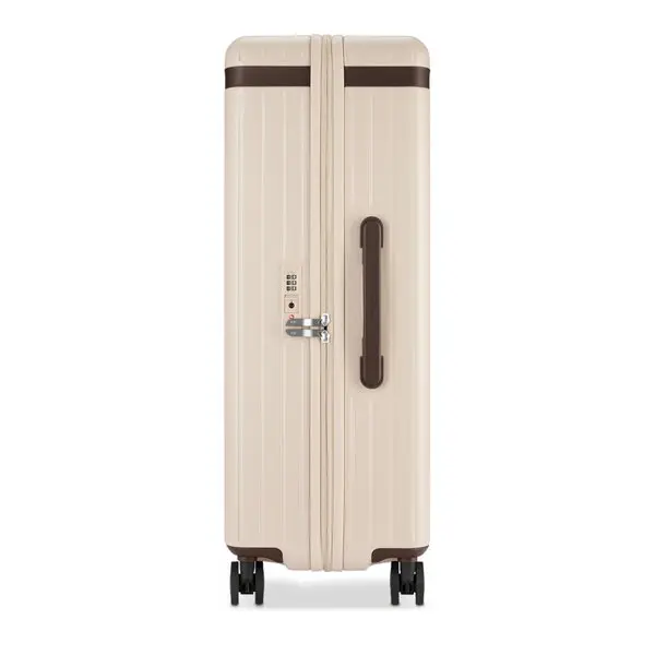CARL FRIEDRIK The Large Check In Zip Spinner Suitcase - Sand/chocolate
