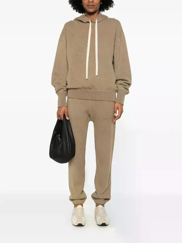 JIL SANDER Cashmere Hoodie - Brown