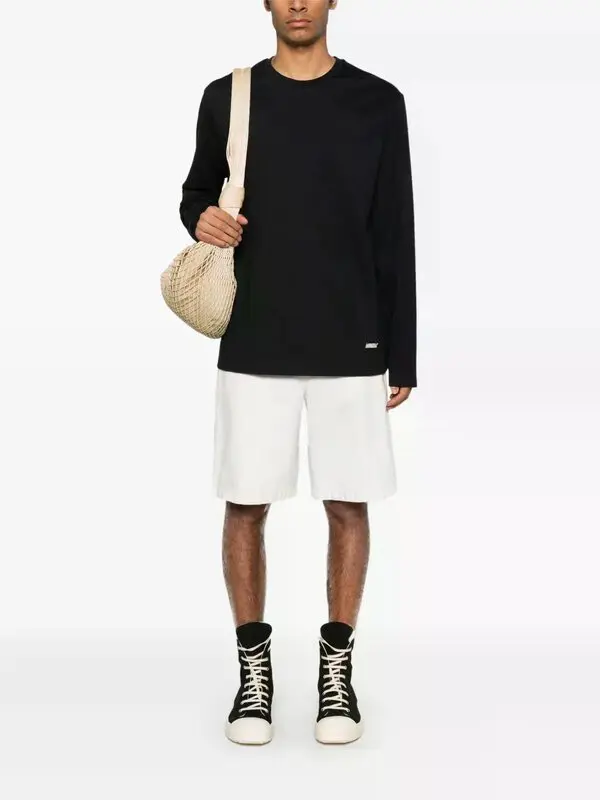 JIL SANDER Logo-plaque T-shirt - Blue