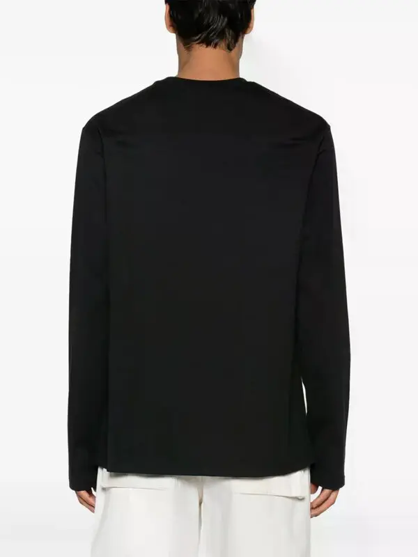 JIL SANDER Logo-plaque T-shirt - Blue