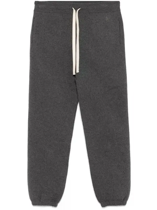 JIL SANDER Knitted Track Pants - Grey
