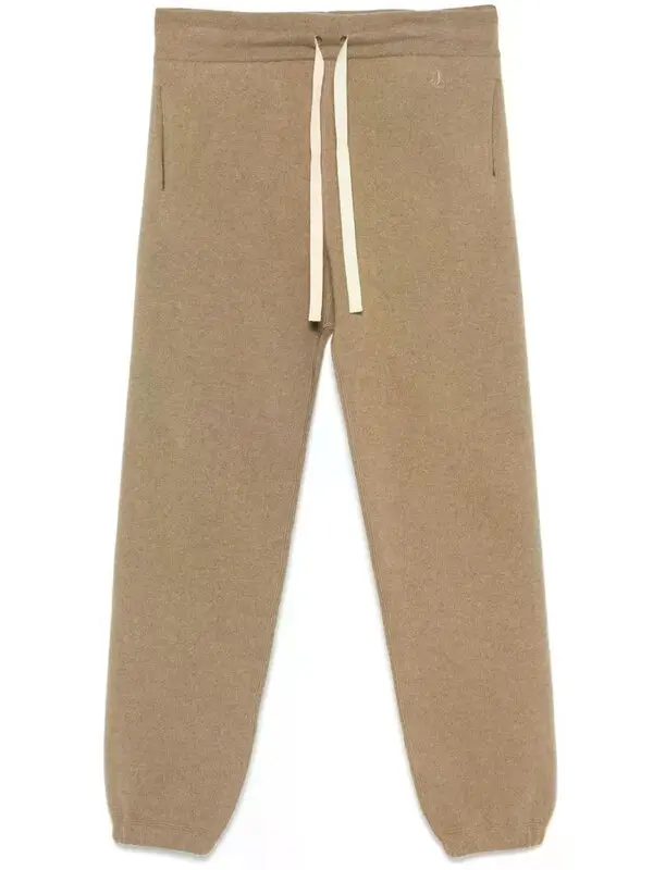 JIL SANDER Knitted Track Pants - Brown