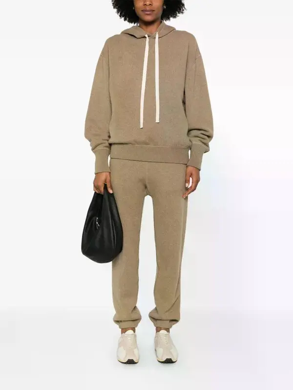 JIL SANDER Knitted Track Pants - Brown