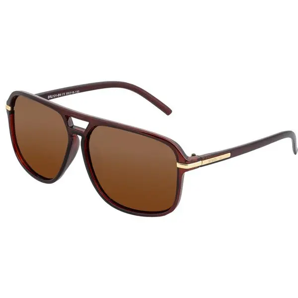 SIMPLIFY Reed Polarized Sunglasses - Brown/brown