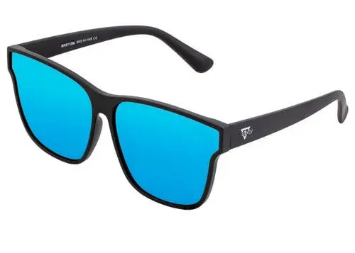 SIXTY ONE Delos Polarized Sunglasses - Black/blue