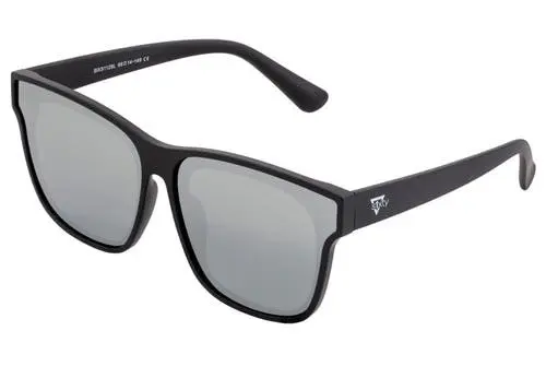 SIXTY ONE Delos Polarized Sunglasses - Black/silver