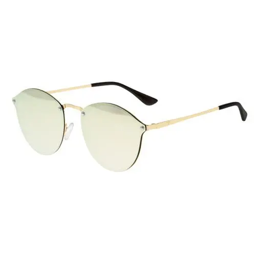 SIXTY ONE Picchu Polarized Round Sunglasses - Gold/gold