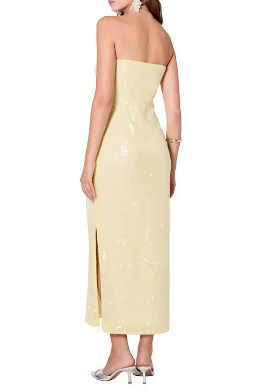 Endless Rose Sequin Strapless Maxi Dress