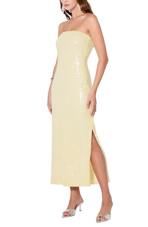 Endless Rose Sequin Strapless Maxi Dress