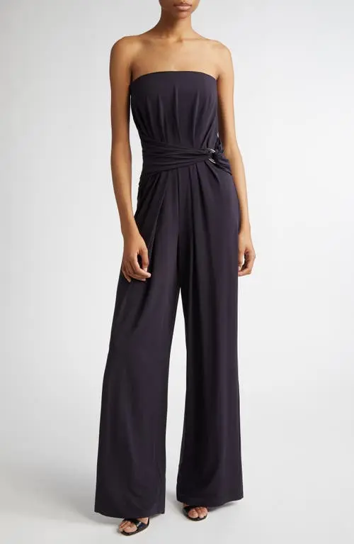 Max Mara Fiero Strapless Jumpsuit - Ultramarine