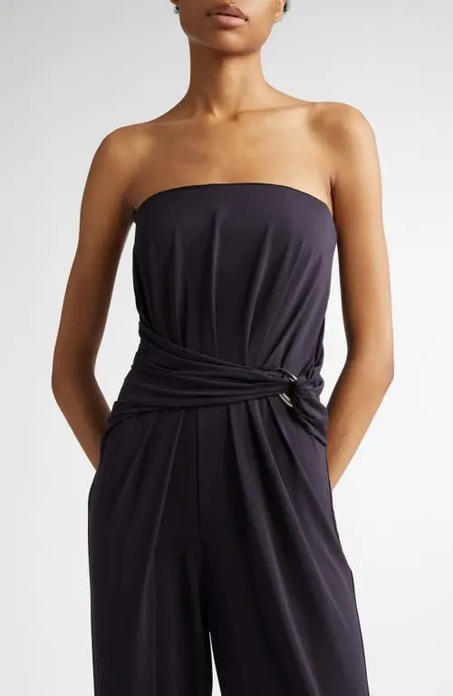 Max Mara Fiero Strapless Jumpsuit - Ultramarine