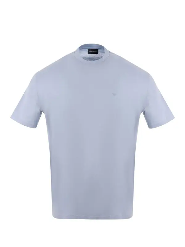 Emporio Armani Cotton T-shirt - Celeste Polvere
