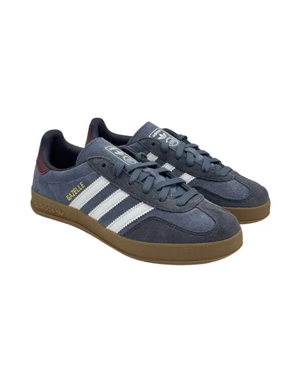 adidas gazelle silver green womens Adidas Gazelle Indoor Used Ink Cloud White & Shadow Navy – Brands Democracy