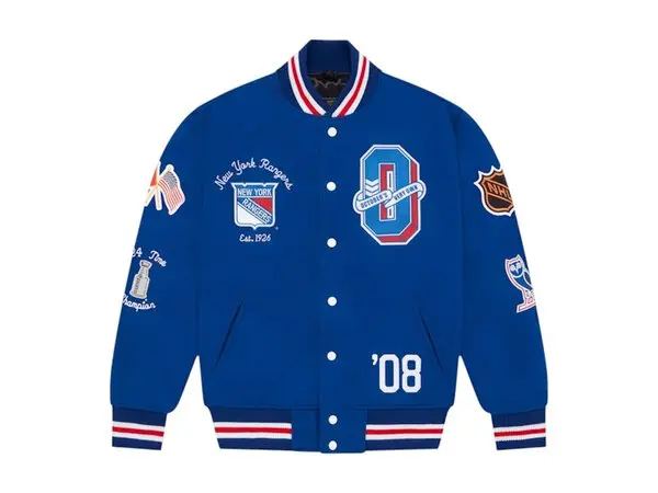 OVO X Nhl Ny Rangers Varsity Jacket