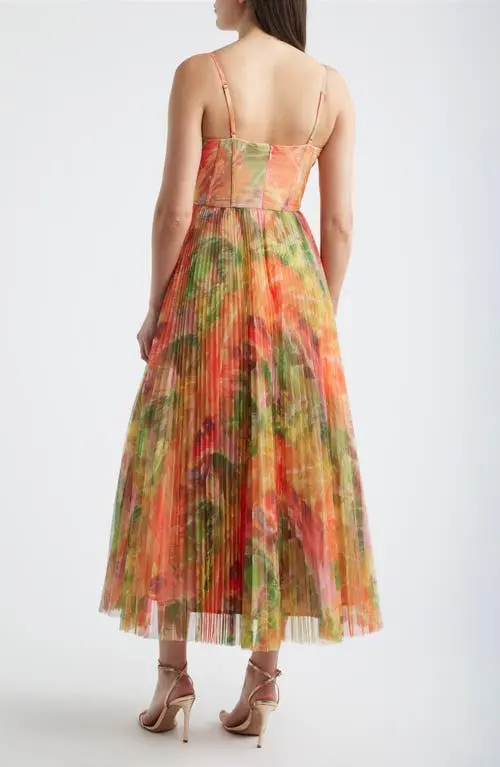 HUTCH Pleated Cocktail Dress - Multi