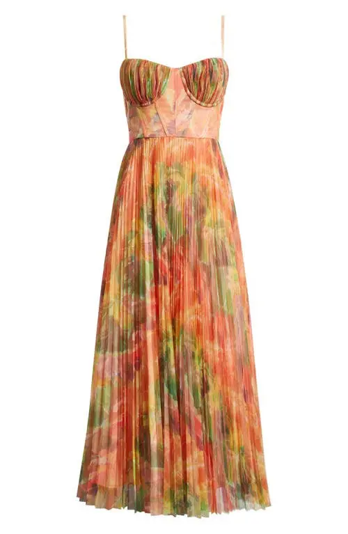 HUTCH Pleated Cocktail Dress - Multi
