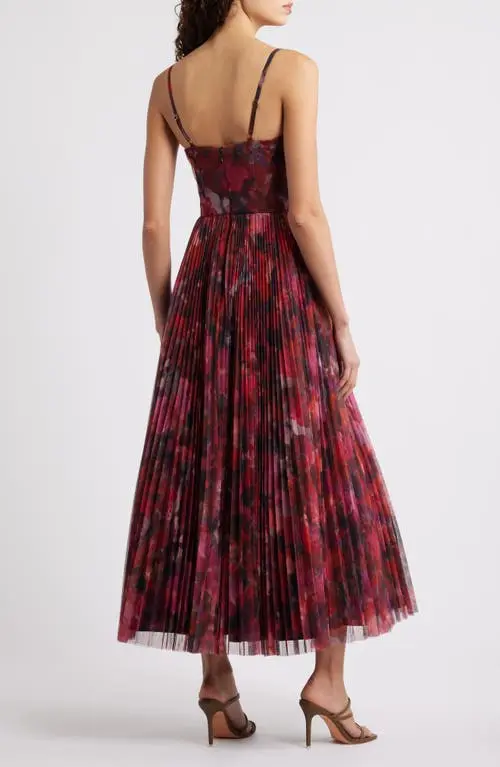 strapless open back dress Pleated High-Low Chiffon Midi Wedding Guests Dress | Cocktail Parties