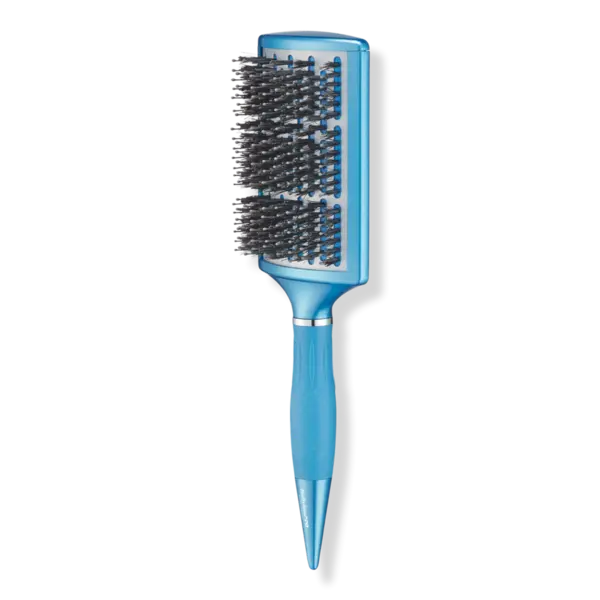 BABYLISSPRO Nano Titanium Curved Boar & Nylon Paddle Brush - One-color