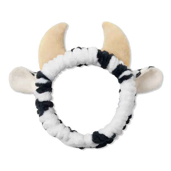 I DEW CARE Cow Beauty Routine Spa Headband - One-color