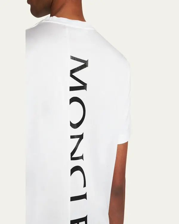 Moncler Logo Patch Cotton Crewneck T-shirt