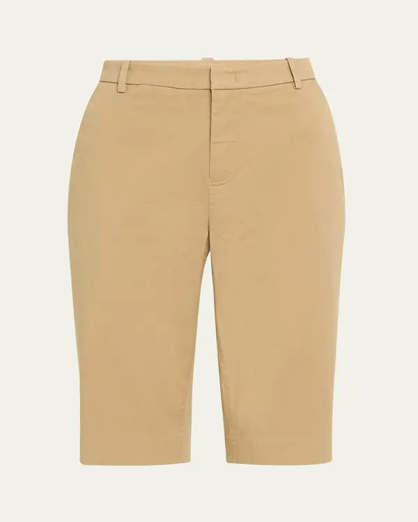 Vince Mid-rise Chino Shorts - Desert