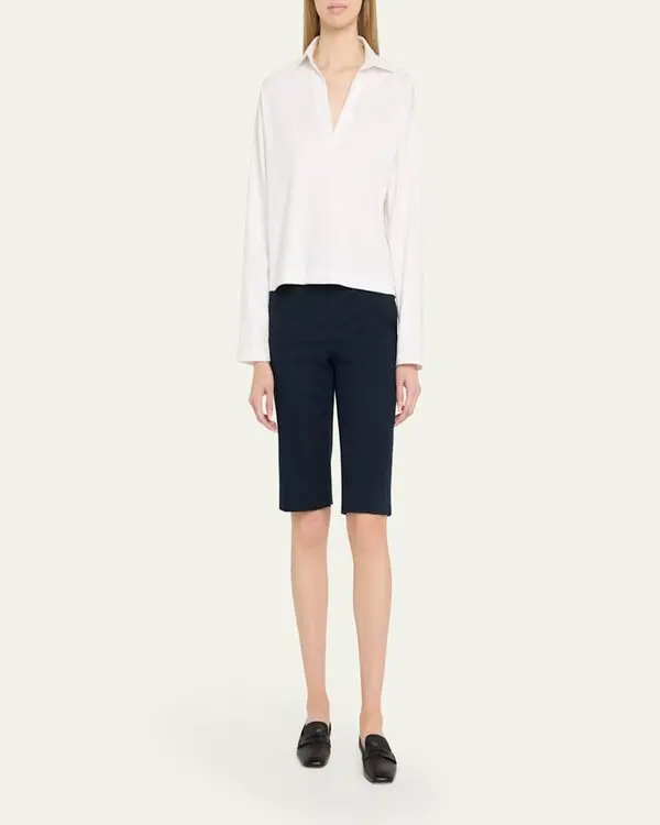 Vince Mid-rise Chino Shorts - Desert