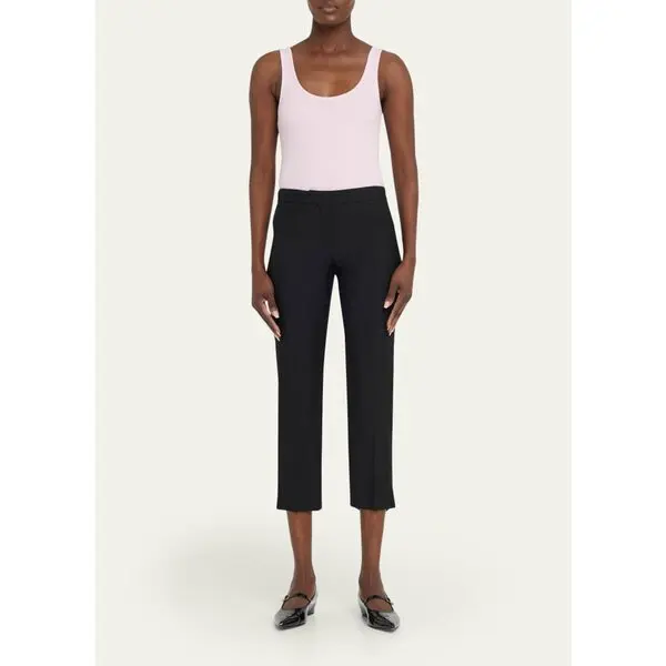 L'Agence Nica Ribbed Knit Bodysuit - Black