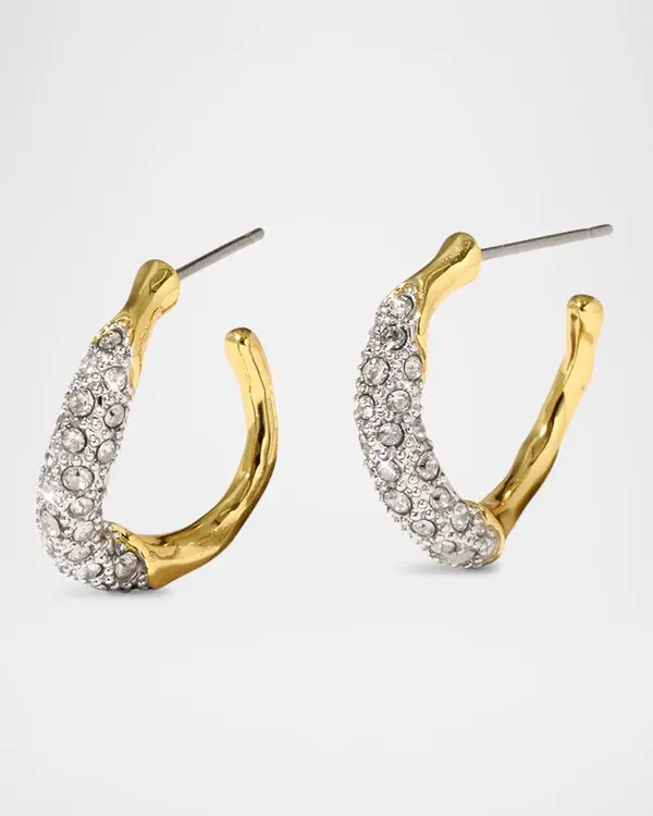 Alexis Bittar Solanales Mini Hoop Earrings - Gold
