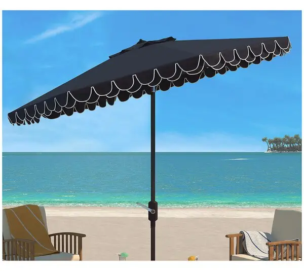 VALERIE PARR HILL Elegant Valance 11' Round Umbrella Valerie