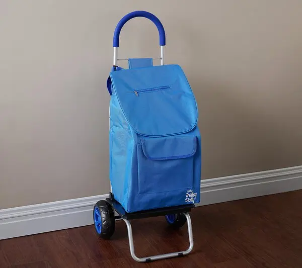 TROLLEY DOLLY 2-in-1 Foldable Shopping Cart