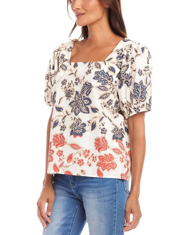 Karen Kane Puff Sleeve Top