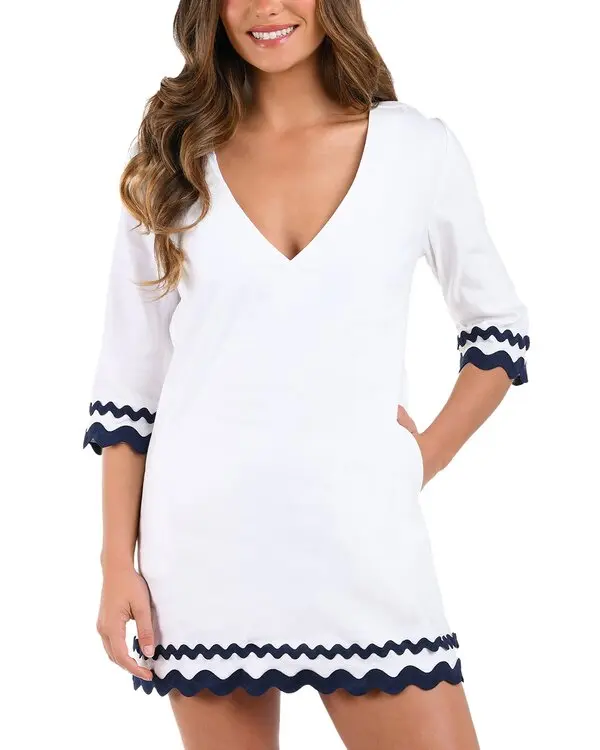 La Blanca Poolside V Neck Tunic
