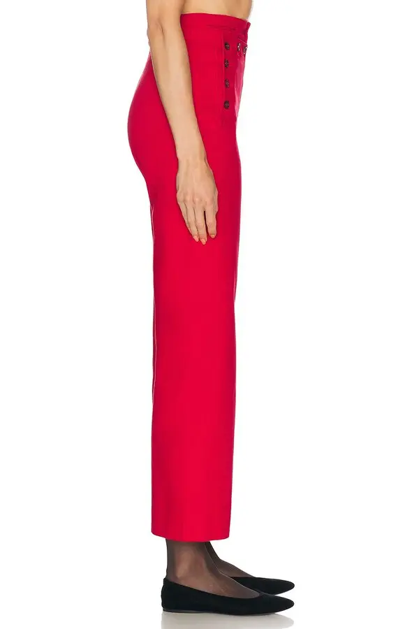 BODE Spring Twill Sailor Trouser - Red