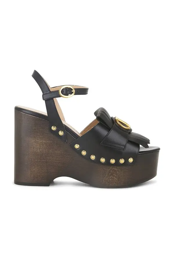 Valentino Garavani Vlogo Signature Clog - Nero - 35% Off