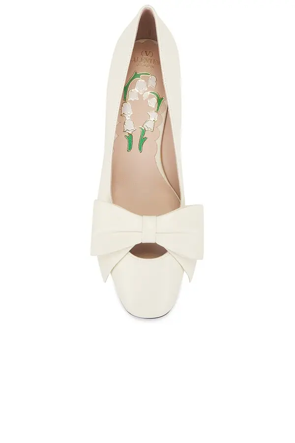 Valentino Garavani Bowow Pump - Ivory
