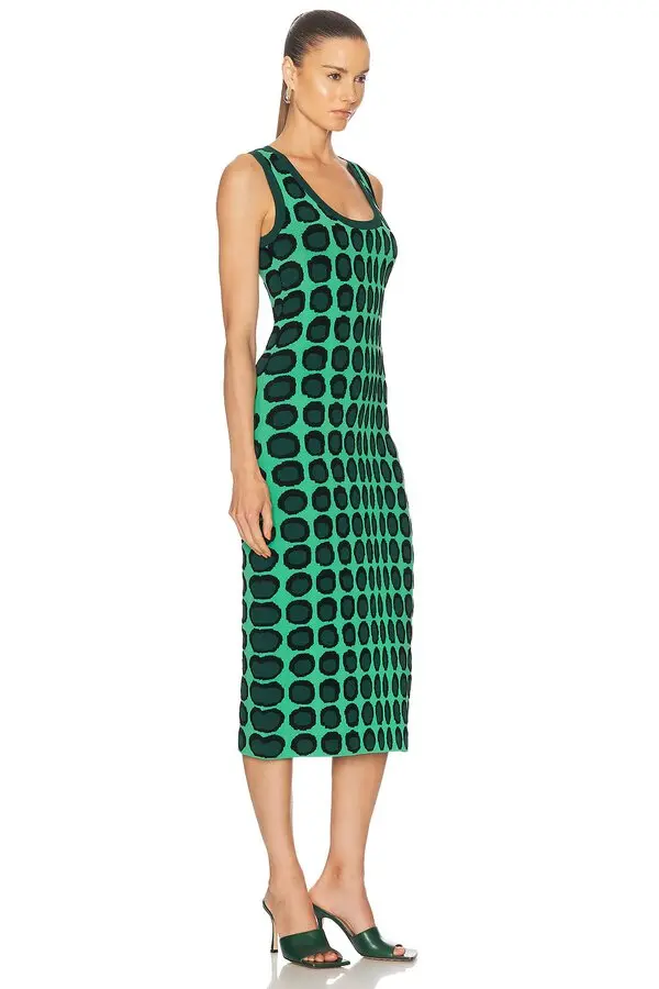 Christopher John Rogers Tank Midi Dress