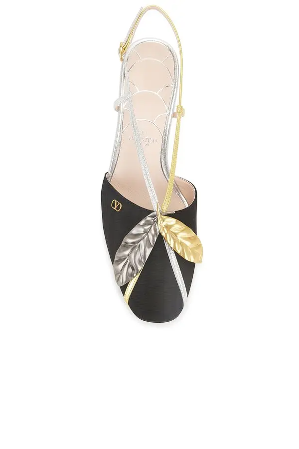 Valentino Garavani Foliage Slingback Pumps