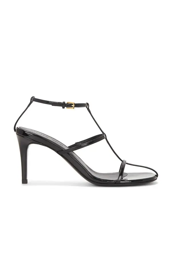 Khaite Cage 75 Sandal - Black