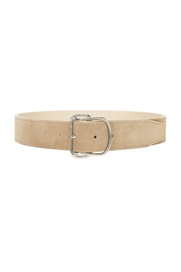 TOTEME Swirl Suede Belt - Desert