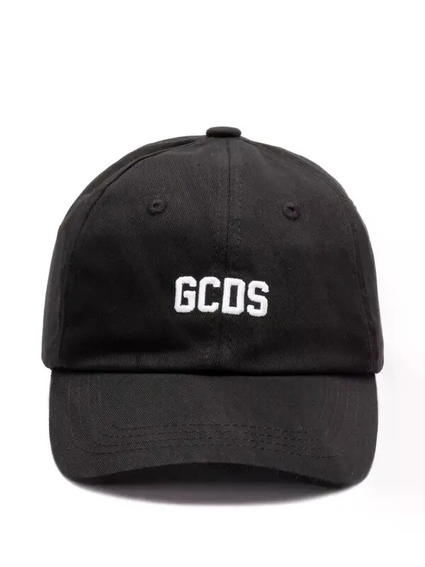 Gcds Logo-embroidered Baseball Cap - Black
