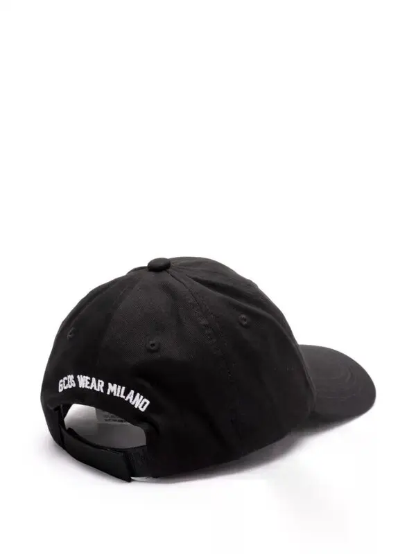 Gcds Logo-embroidered Baseball Cap - Black