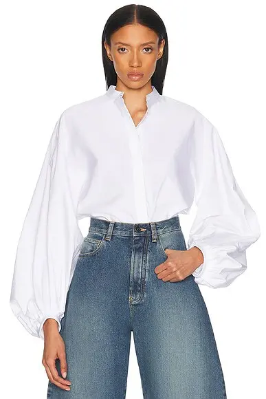 Alaïa Balloon Shirt - Blanc