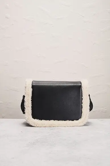 Gucci Shearling Horsebit 1955 Shoulder Bag