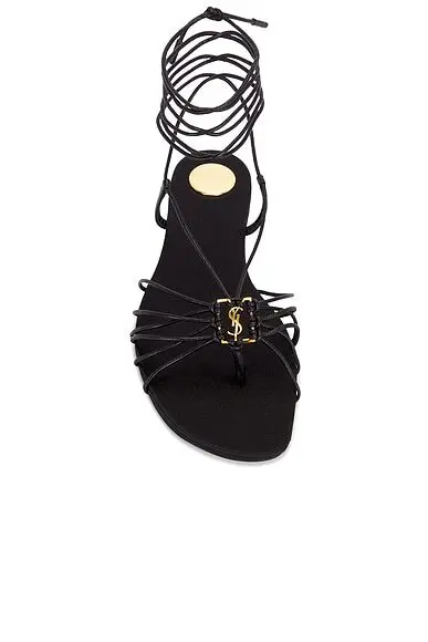 Saint Laurent Babylone Flat Sandal