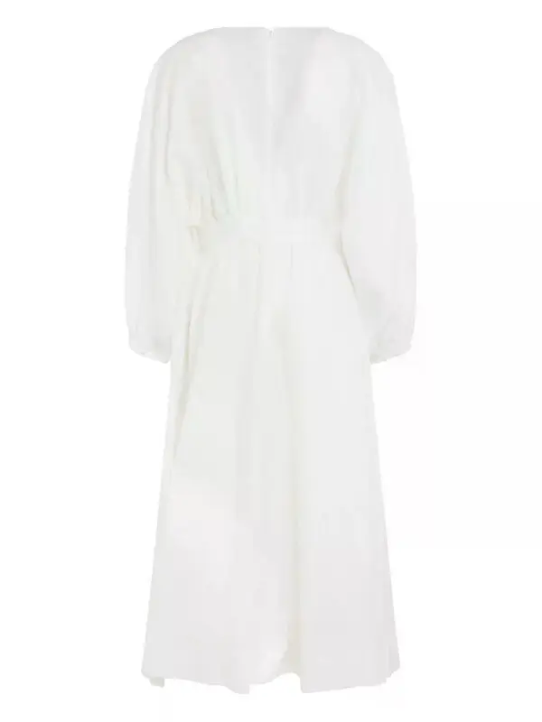 Gabriela Hearst Ahmose Linen Midi Dress