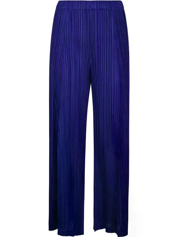 Issey Miyake Pleated Trousers - Blue