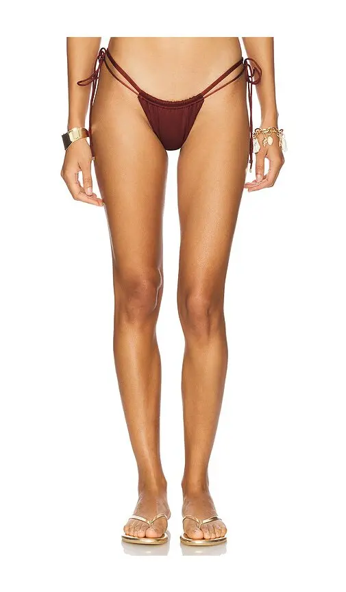 SOMMER SWIM Farrah Bikini Bottom - Ribera