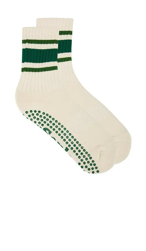 SOULS. Retro Crew Socks - Green